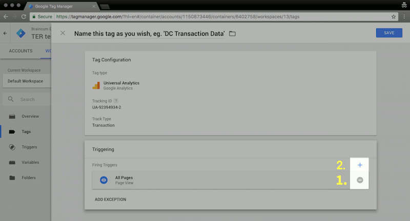 How to enable ecommerce tracking in Google Tag Manager | Commerce Google Tag Manager | Drupal ...