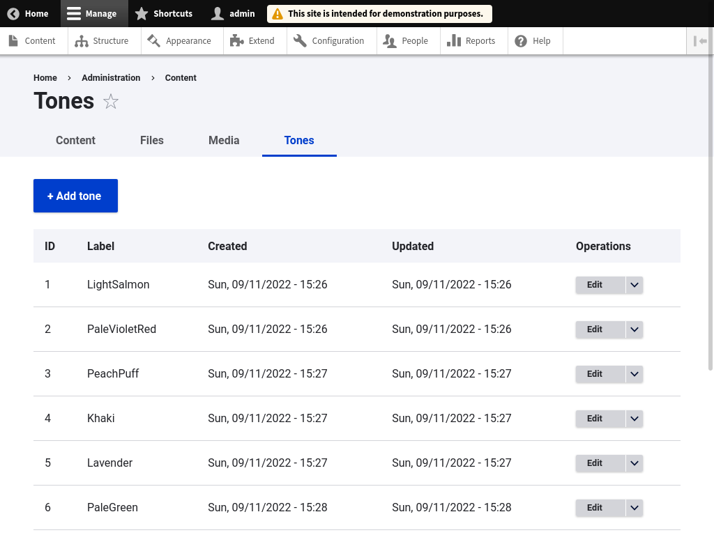 Tone Example: Setup individual background color for recipe cards in umami | Tone | Drupal Wiki ...