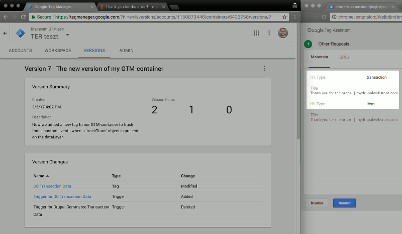 How to enable ecommerce tracking in Google Tag Manager | Commerce ...