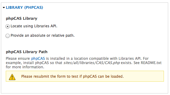 Better handling for determining cas library path [#1394666] | Drupal.org