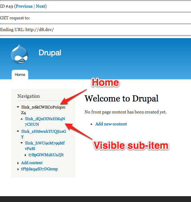 Submenus of a parent menu item that links to the front page ( ) do not show when viewing the ...