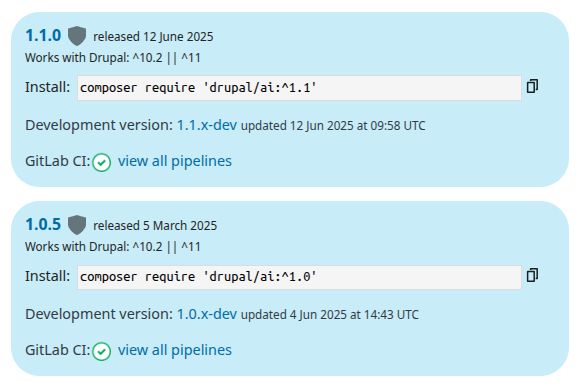Drupal AI 1.1.0 is out and brings major new features! | Drupal.org