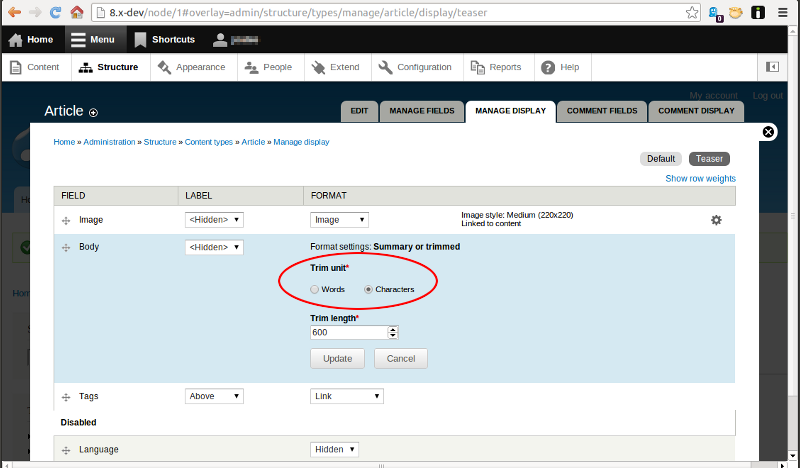 Enable a text field to be summarized in a way that is compatible with user expectations ...