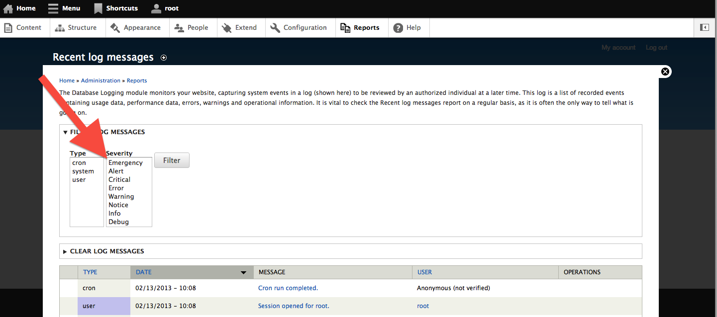 Standardize capitalization in watchdog: 'debug', 'error', 'alert', etc. [#1914220] | Drupal.org