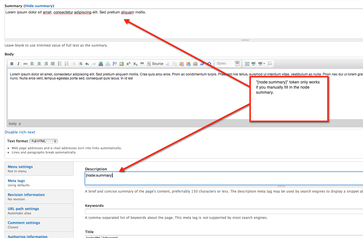 entities - Teaser is missing CKEditor when uncollapsed - Drupal Answers