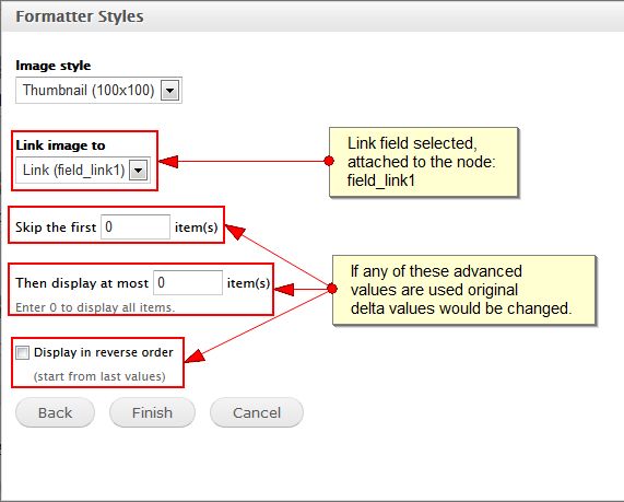 Pass Entity Field Panes display settings to field formatters: offset, limit and reversed ...