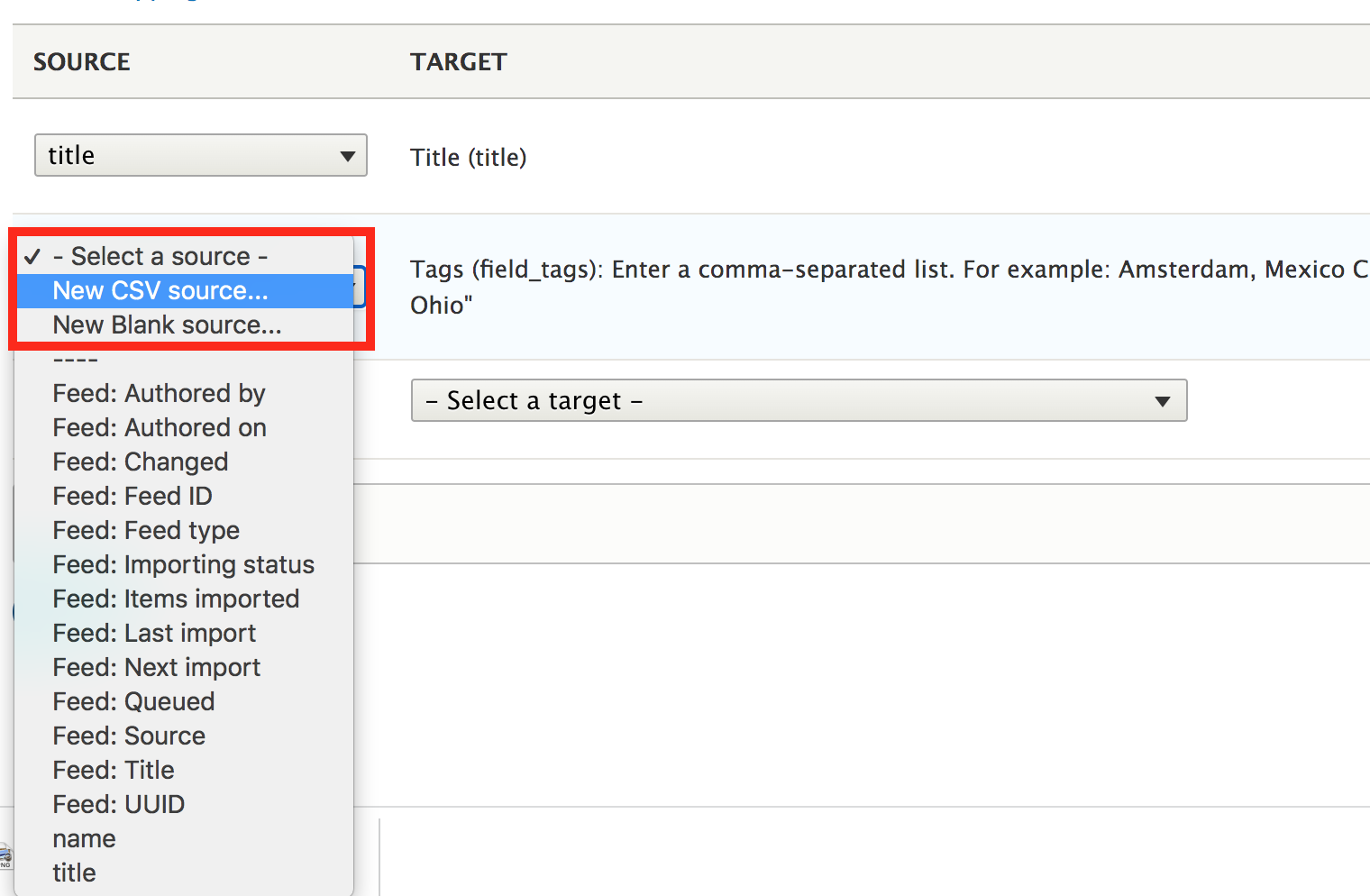 Creating and Editing Import Feeds | Feeds | Drupal Wiki guide on Drupal.org Creating and Editing Import Feeds | Feeds | Drupal Wiki guide on Drupal.org
