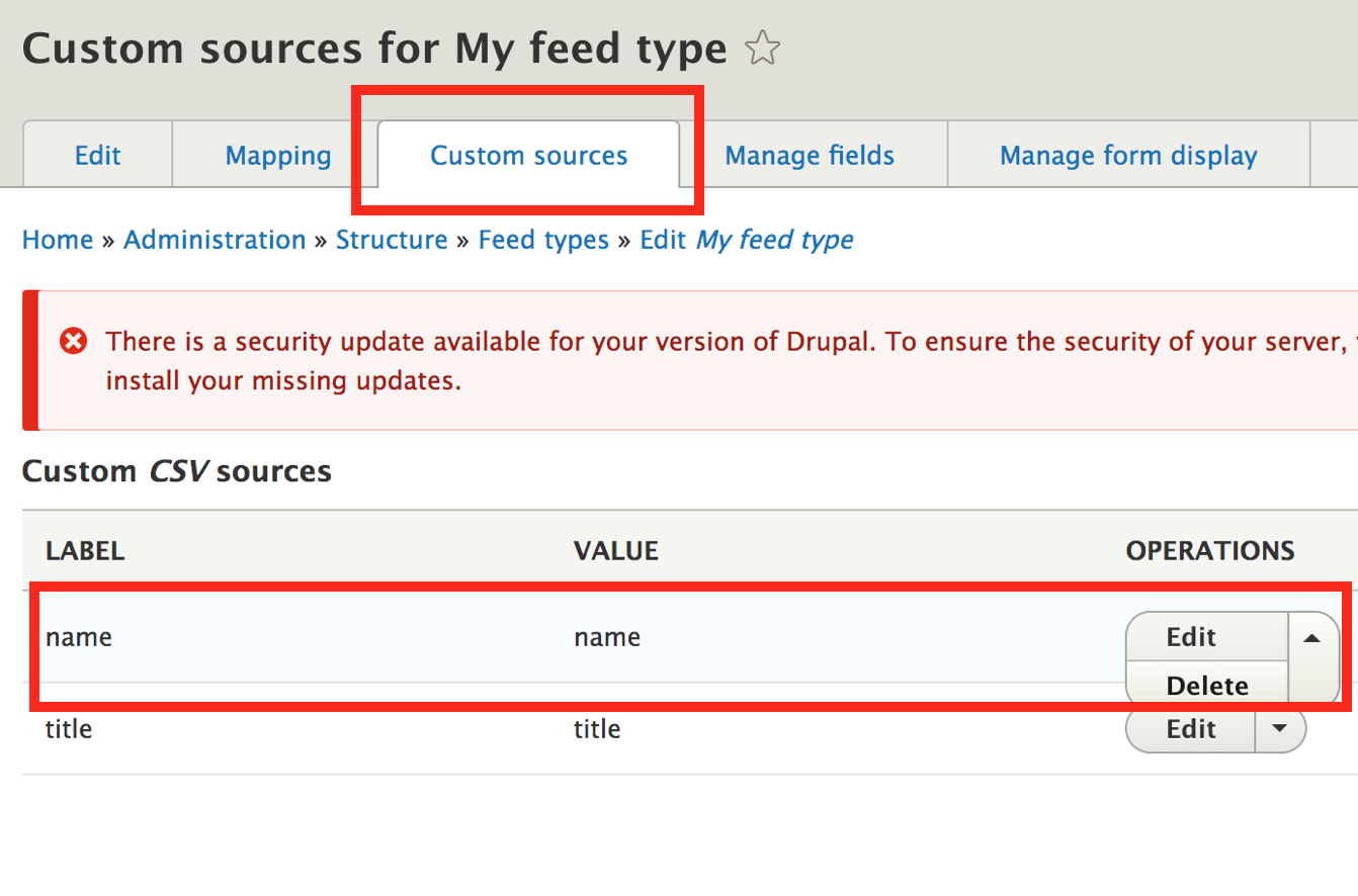 Creating and Editing Import Feeds | Feeds | Drupal Wiki guide on Drupal.org Creating and Editing Import Feeds | Feeds | Drupal Wiki guide on Drupal.org