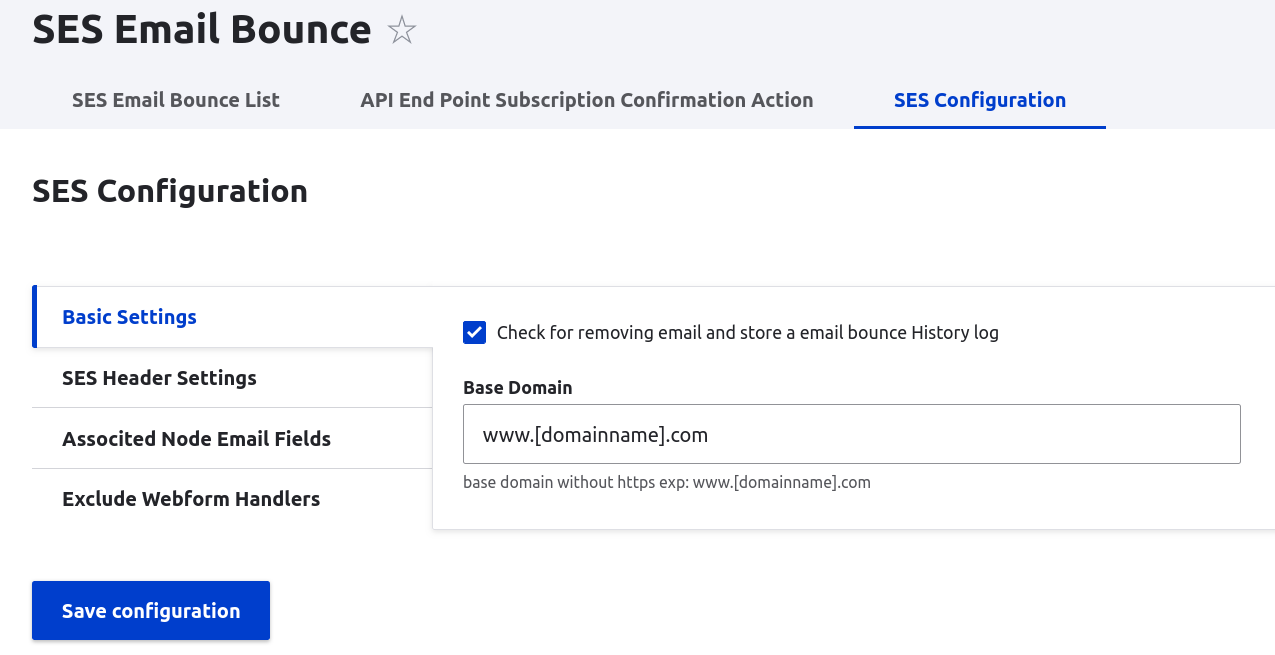 AWS SES Email Bounce | Drupal.org