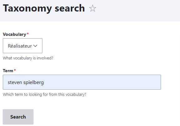 Taxonomy admin search form | Drupal.org