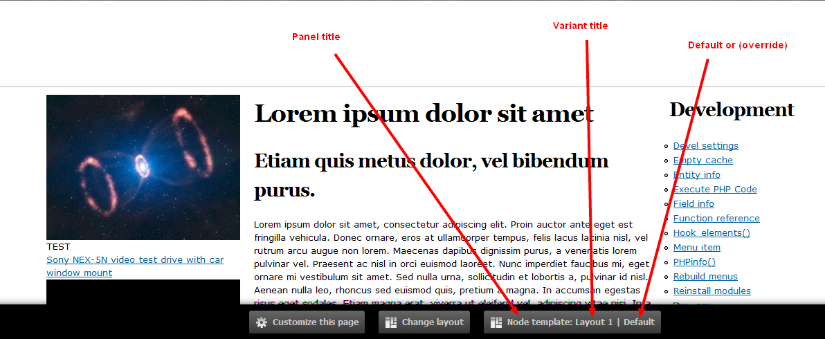 Allow IPE to override defaults and change only the current node [#1508638] | Drupal.org