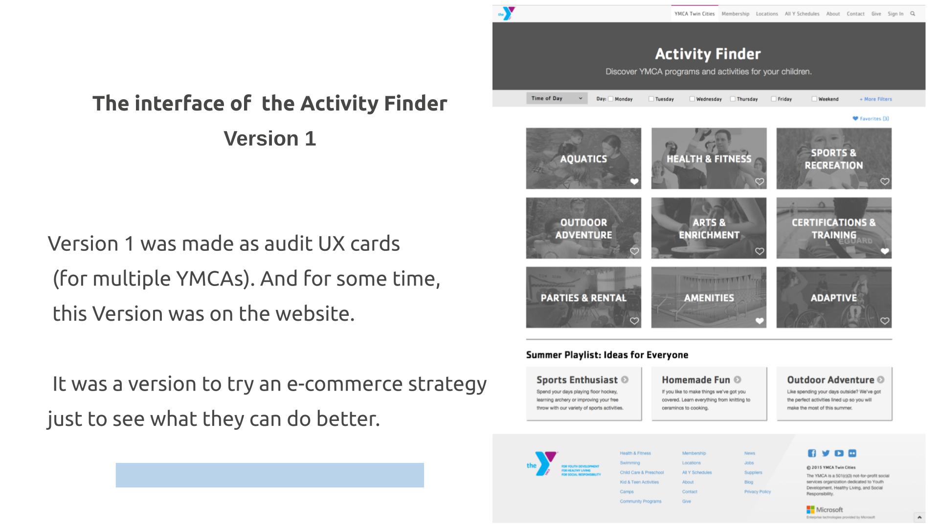Activity Finder for YMCA of the North | Drupal.org