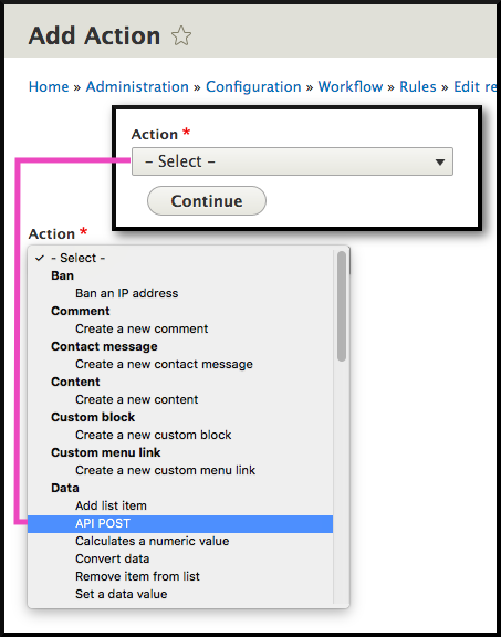 Building First REST POST Rule | Rules API POST | Drupal guide on Drupal.org