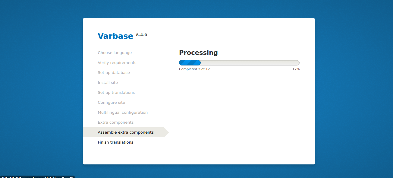 Installing Varbase 8.x-4.x | Varbase | Drupal Wiki guide on Drupal.org