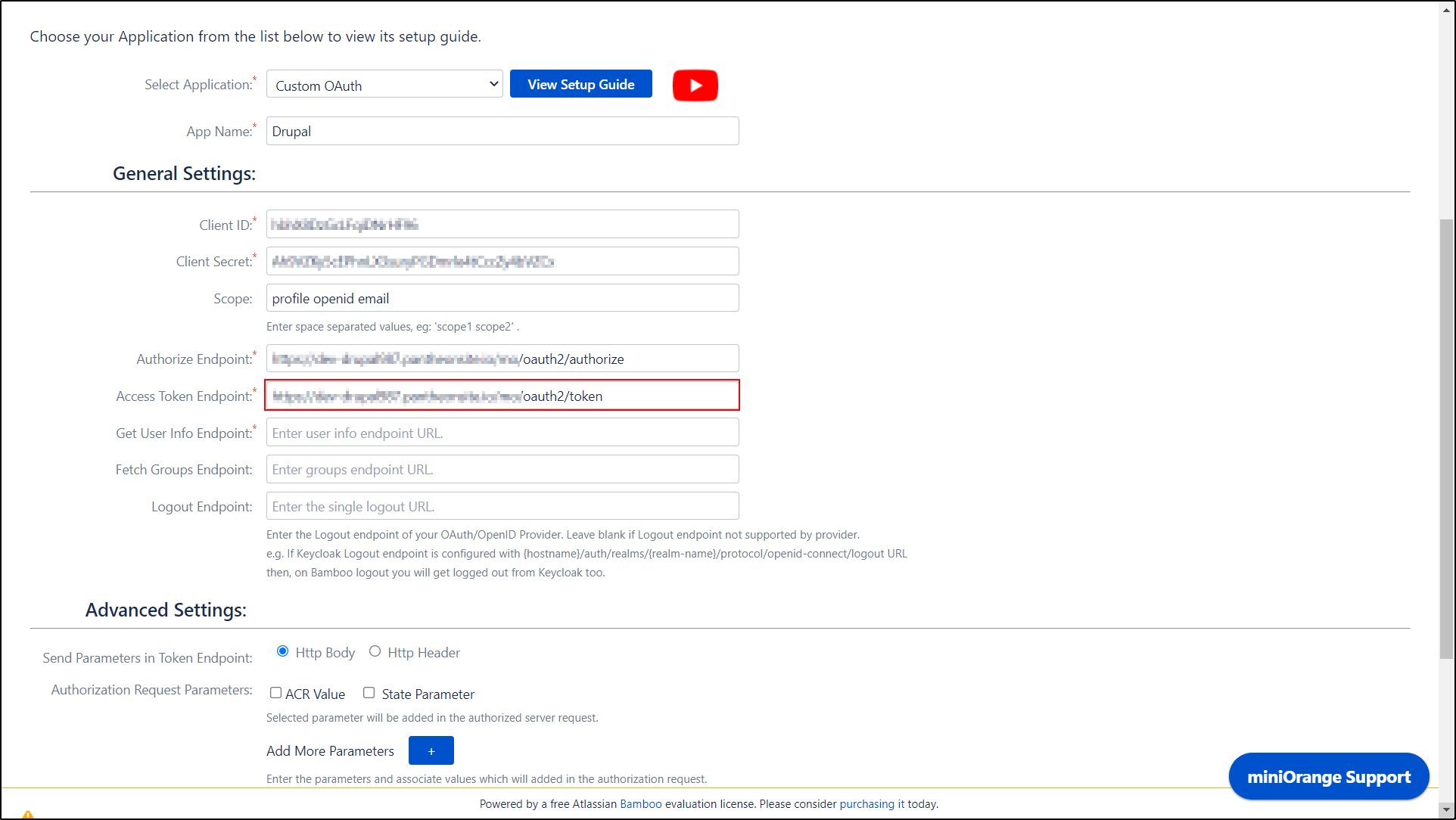 Bamboo Oauth Client Oauth Server Sso Setup Guides Drupal Wiki Guide On