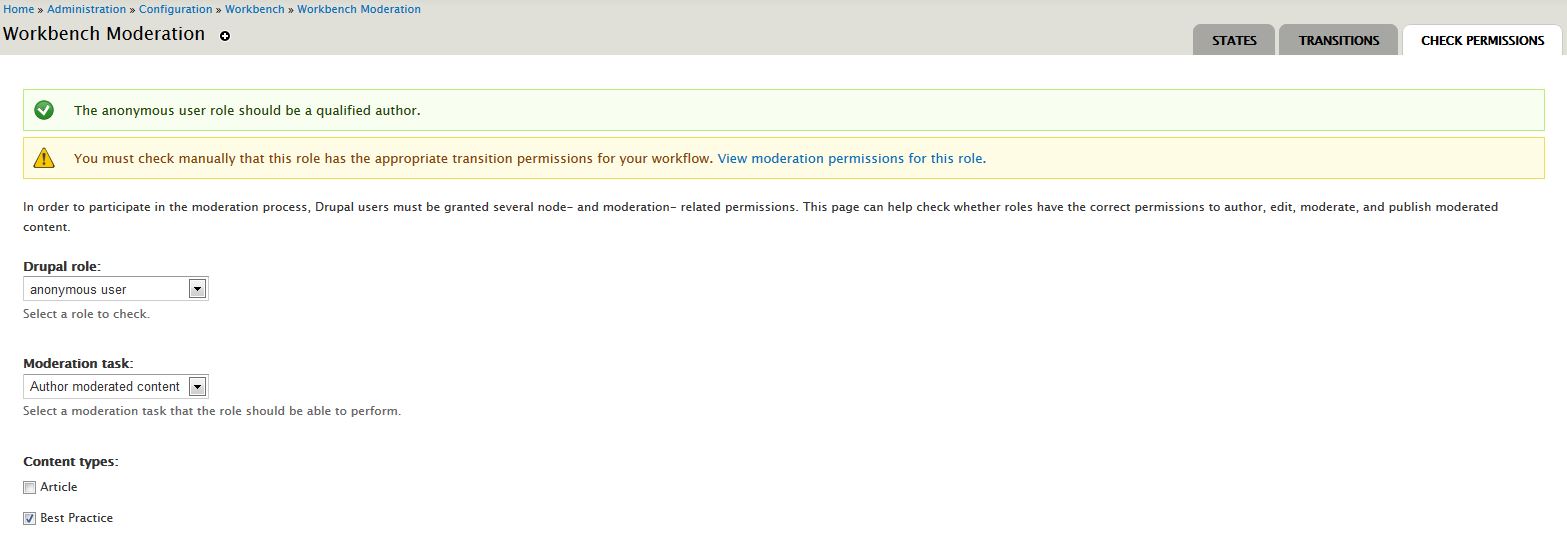 Anonymous users gets access denied on the add content page [#1945872] | Drupal.org
