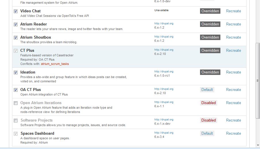 Atrium Scrum Conflict with Case Tracker Plus [#1446494] | Drupal.org