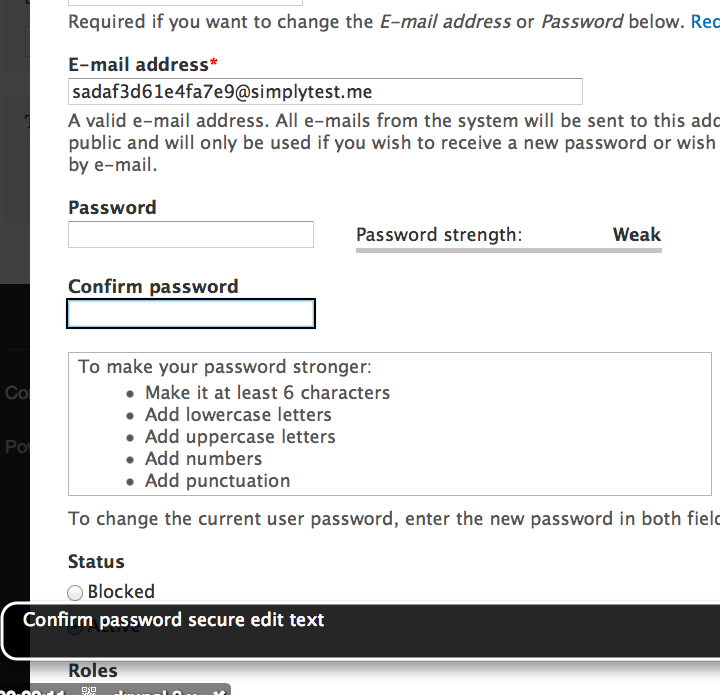 Improve "password matches" and "password strength" accessibility [#1811240] | Drupal.org