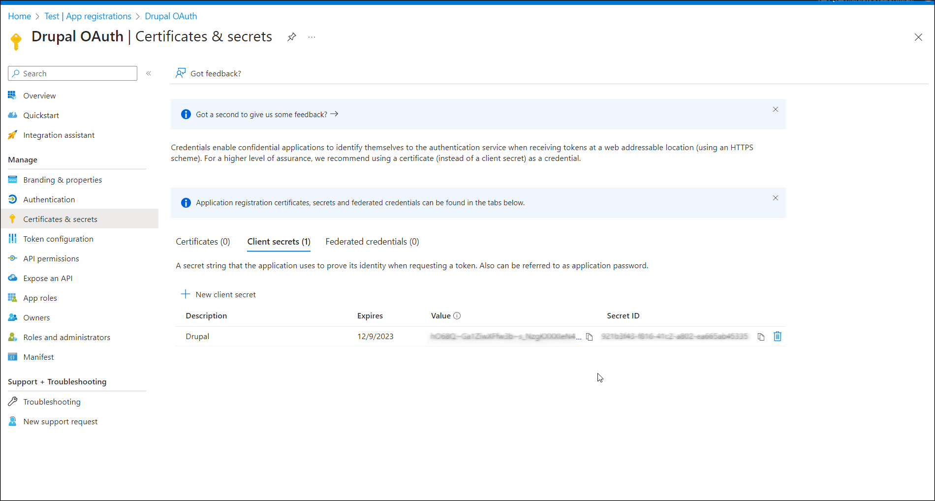 Microsoft Entra ID SSO Login | Drupal OAuth OIDC Login | Drupal Wiki ...