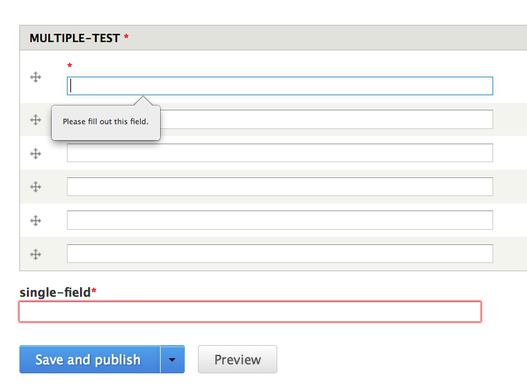 Issues with "required, multiple" fields in forms [#980144] | Drupal.org