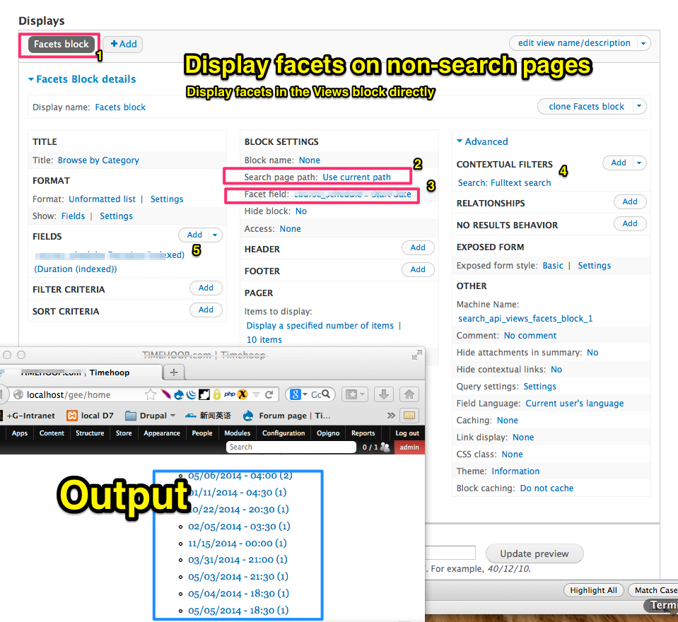 Display facets on non-search pages | Advanced site building tutorials | Drupal Wiki guide on ...