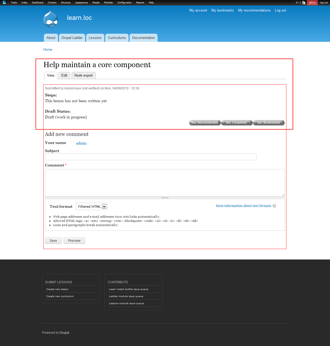 Content Workflow UI [#1524264] | Drupal.org