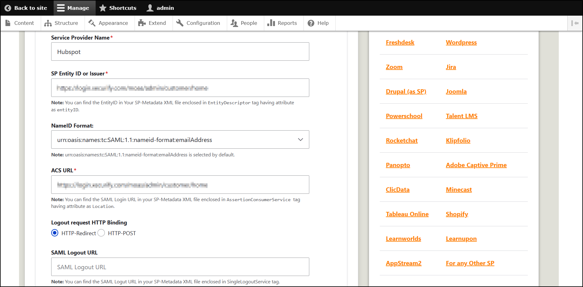 Guide For Single Sign On Sso In To Hubspot Using Drupal As Identity 6538