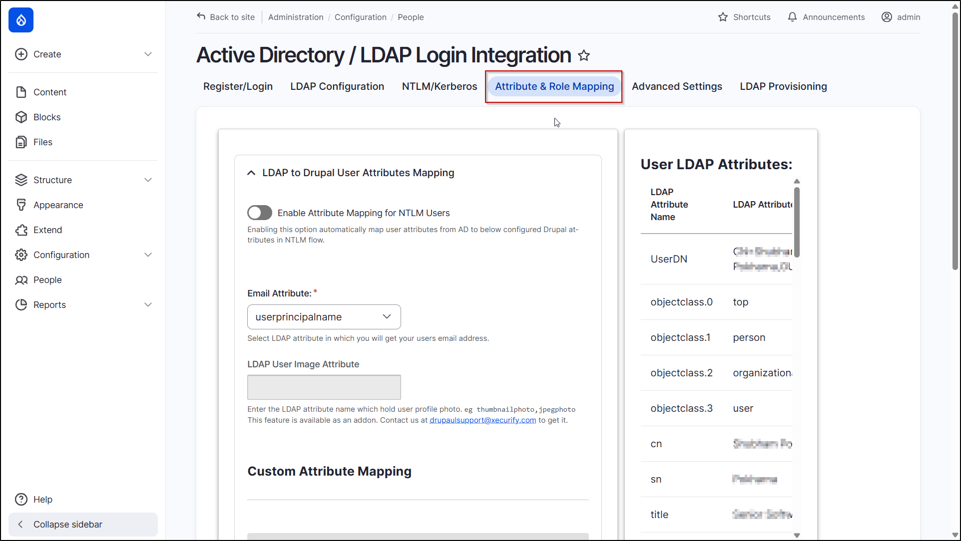 LDAP Attribute Mapping | LDAP Integration | Drupal Wiki guide on Drupal.org