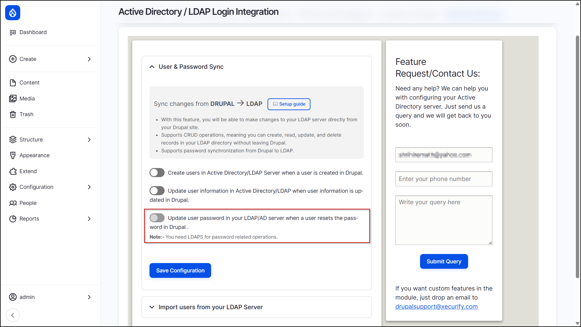 Ldap User And Password Provisioning Ldap Integration Drupal Wiki