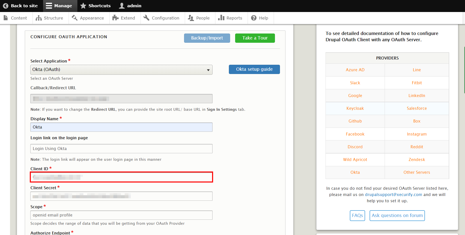 Configure Okta As Oauth Openid Connect Provider For Drupal Login Drupal Oauth And Openid