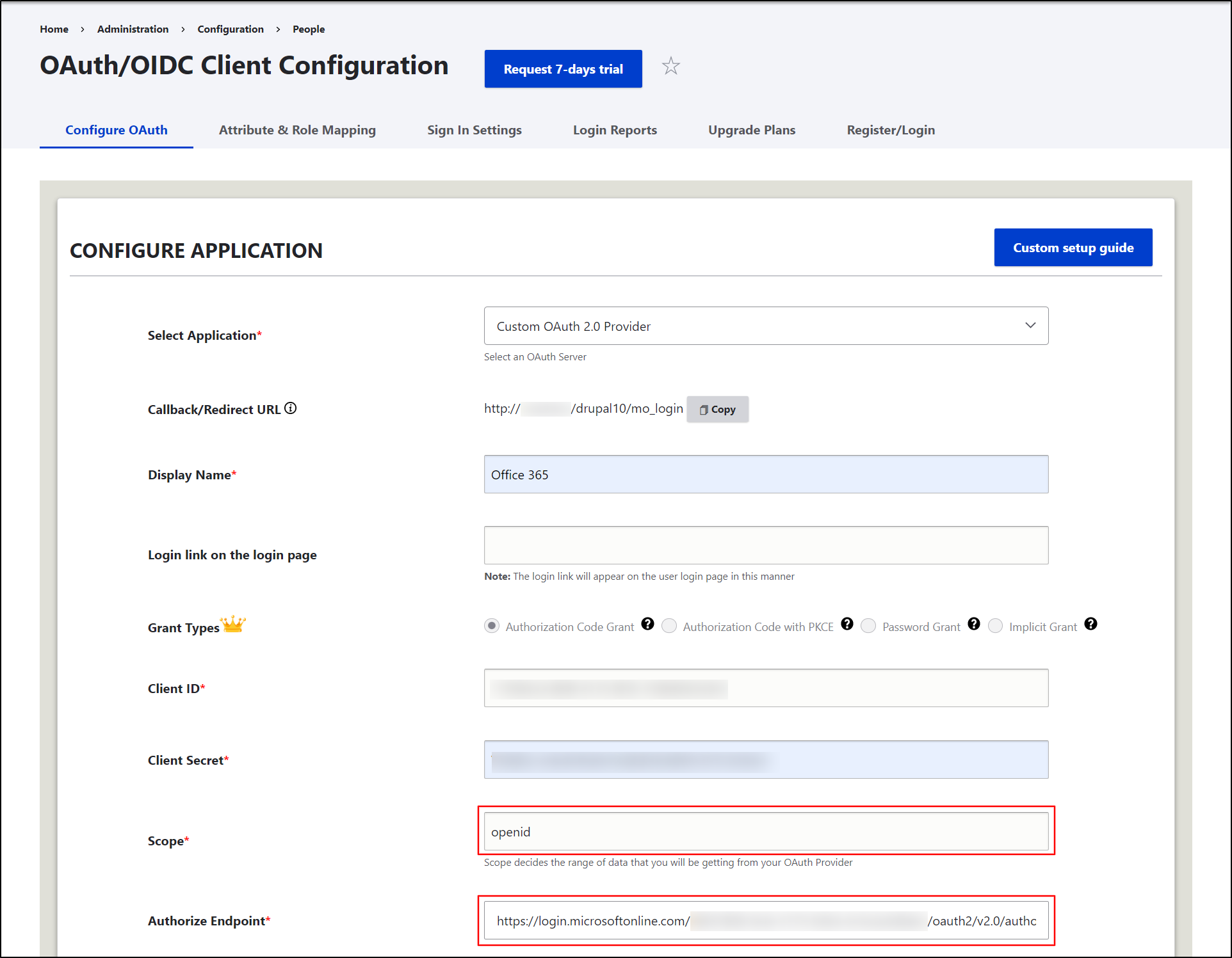 Configure Office 365 As Oauth Provider With Drupal As Oauth Client For Sso Oauth And Openid 