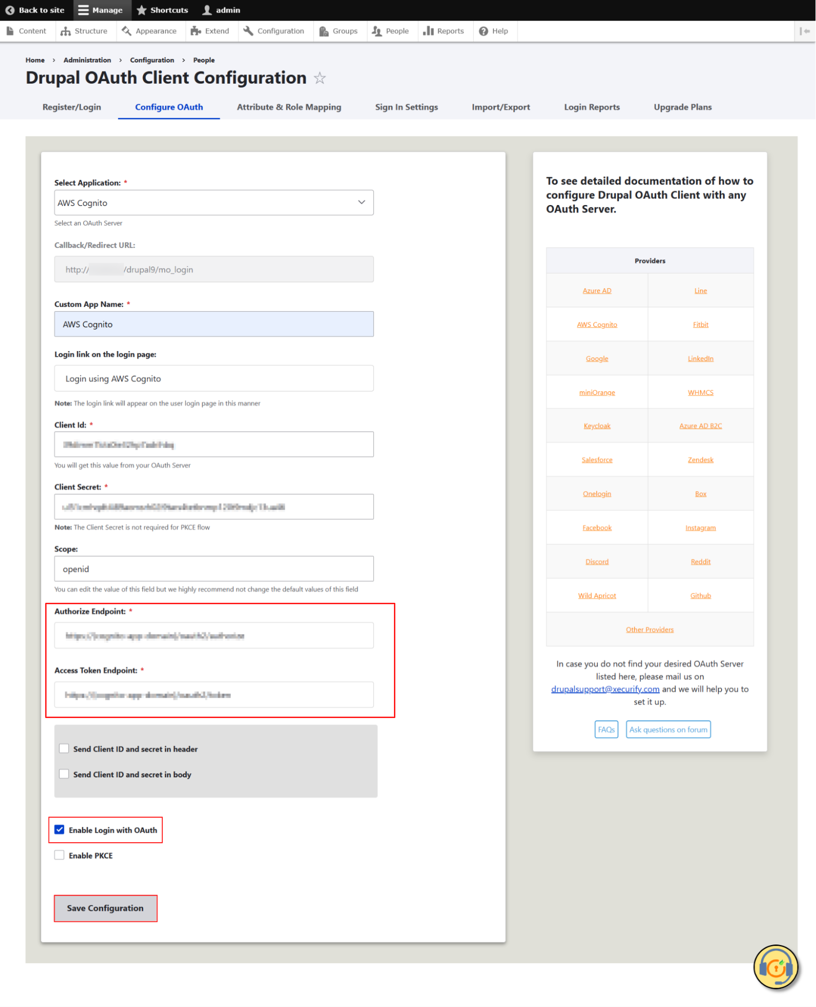 Configure Aws Cognito As Oauth Openid Connect Provider For Drupal Login Drupal Oauth