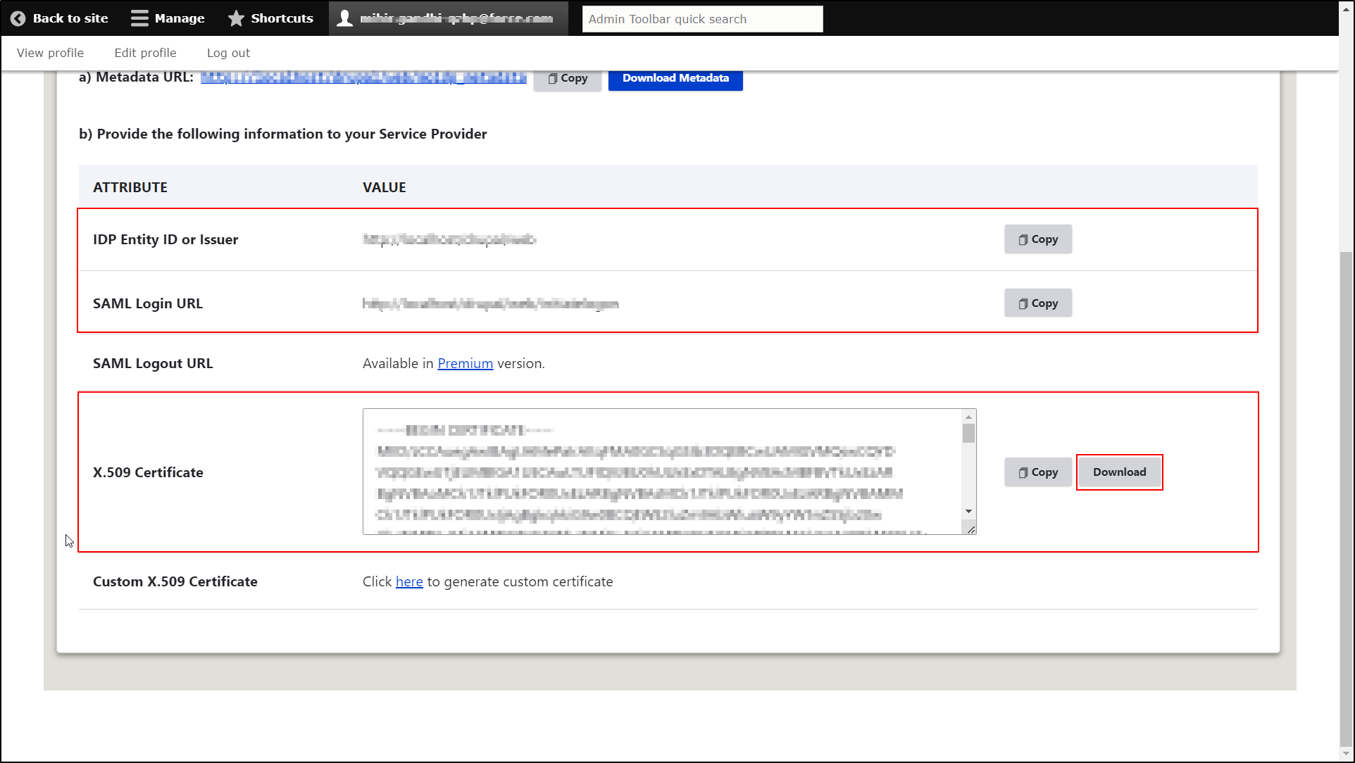 Single Sign On Sso Into Zoho Using Drupal As Identity Provider Idp