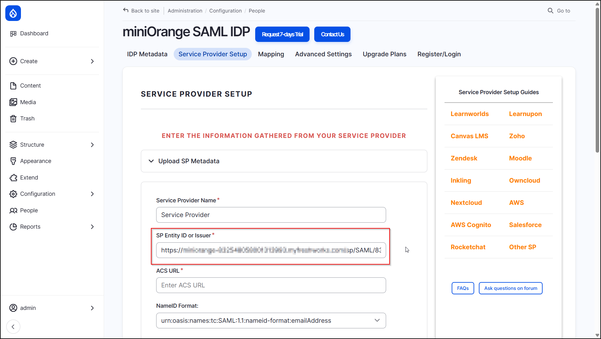 SSO setup with AWS Cognito using Drupal IdP | SAML IDP 2.0 Single Sign On (SSO) - SAML Identity ...