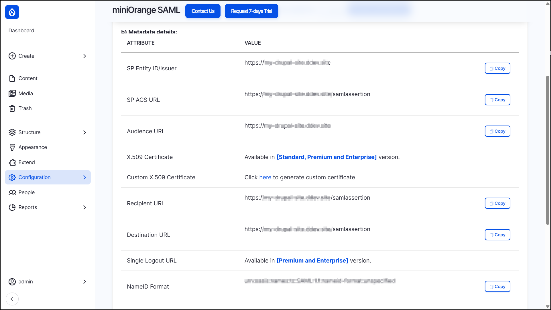 Setup Drupal as SAML Service Provider: | SAML SP Single Sign On (SSO) - SAML Service Provider ...