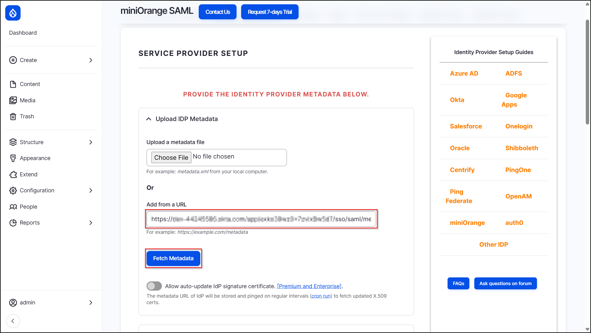 Setup Drupal as SAML Service Provider: | SAML SP Single Sign On (SSO) - SAML Service Provider ...