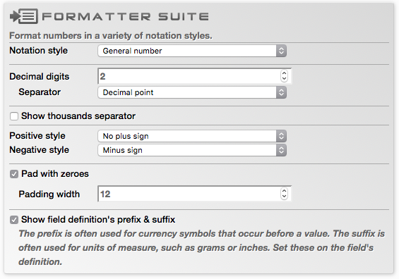 Included formatters (Formatter Suite) | Formatter Suite Guide | Drupal ...