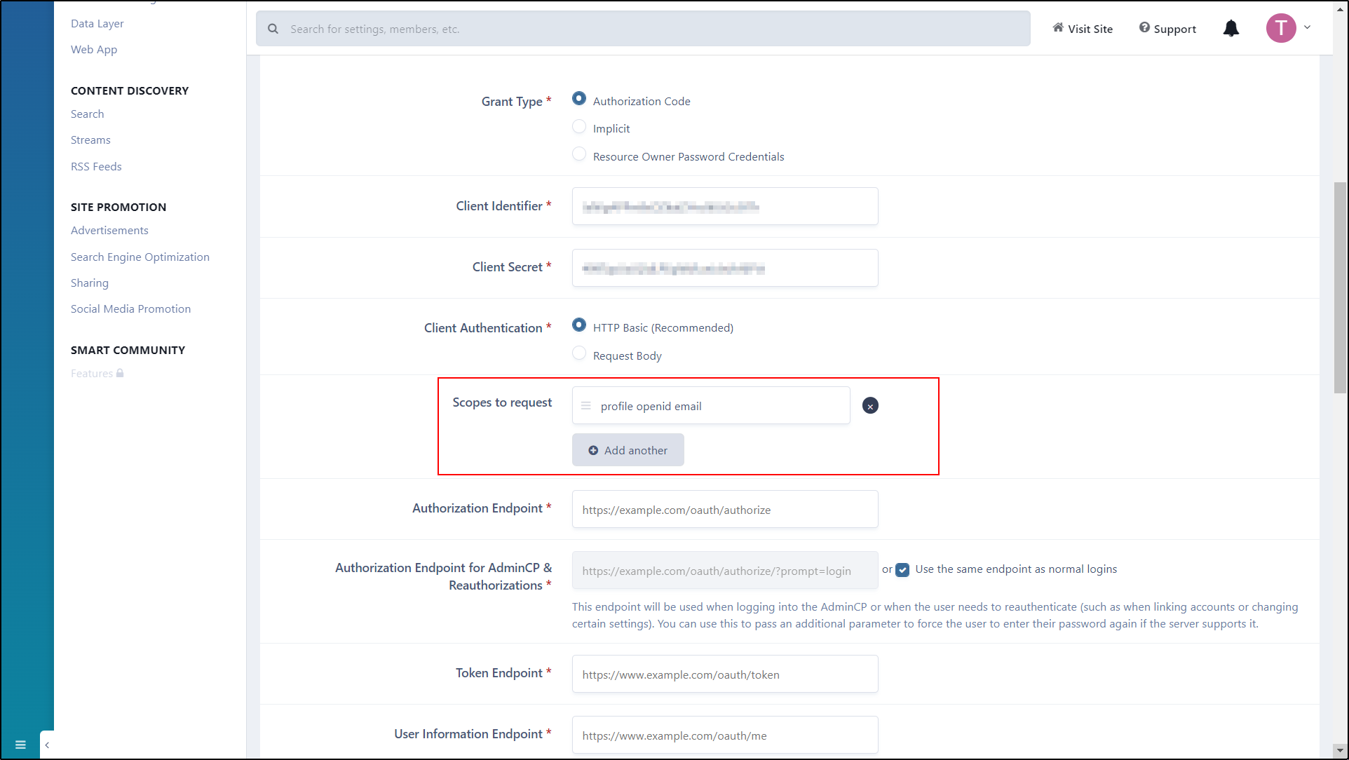 Invision OAuth Client | OAuth Server - SSO Setup Guides | Drupal Wiki guide on Drupal.org
