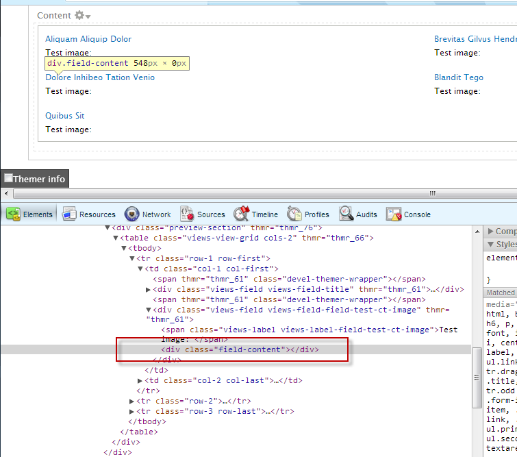Field is empty when displaying via views module [#1799350] | Drupal.org