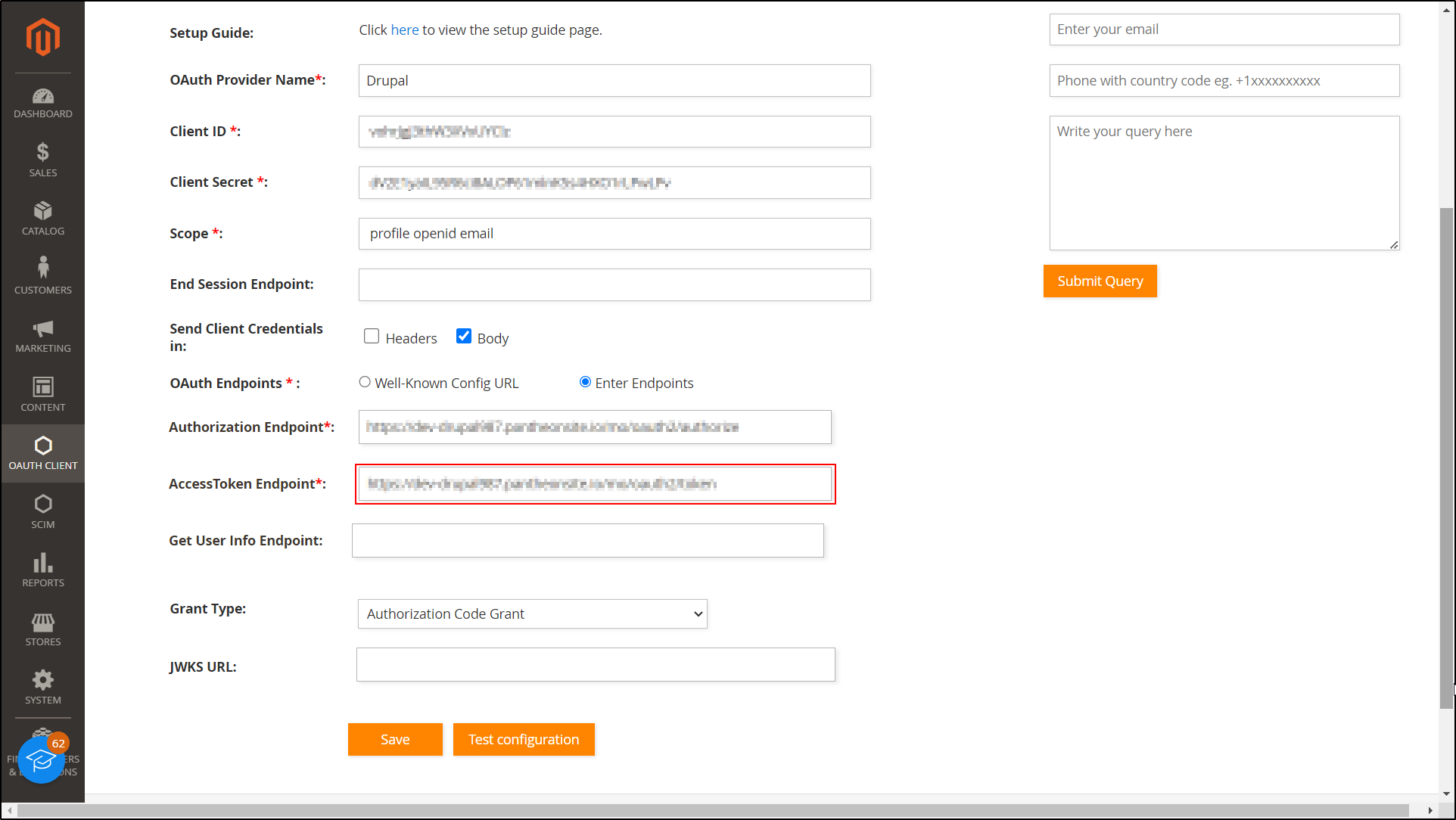 Magento Oauth Client Oauth Server Sso Setup Guides Drupal Wiki Guide On 