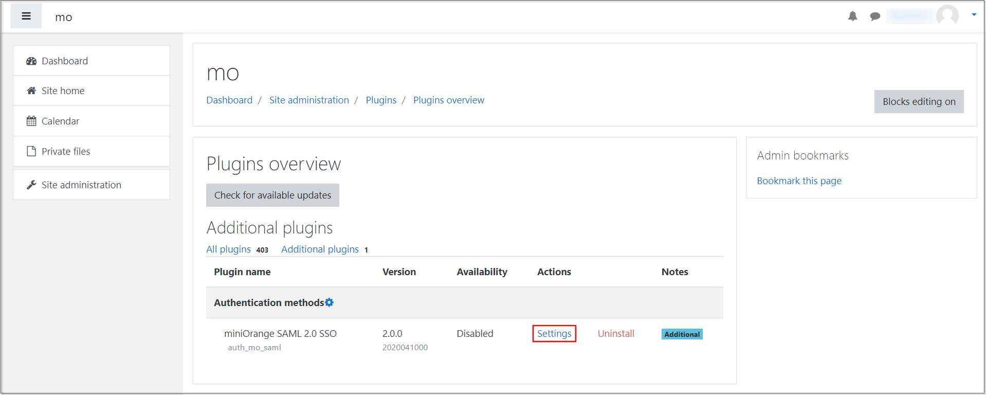 SSO setup with Moodle using Drupal IdP | SAML IDP 2.0 Single Sign On (SSO) - SAML Identity ...