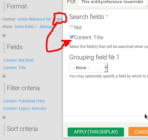 Using a View to display the elements in the Autocomplete widget | Entity reference | Drupal Wiki ...
