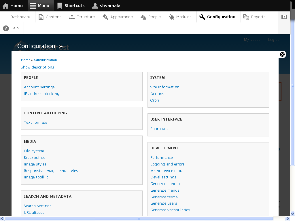 Navbar | Contributed modules documentation | Drupal Wiki guide on ...