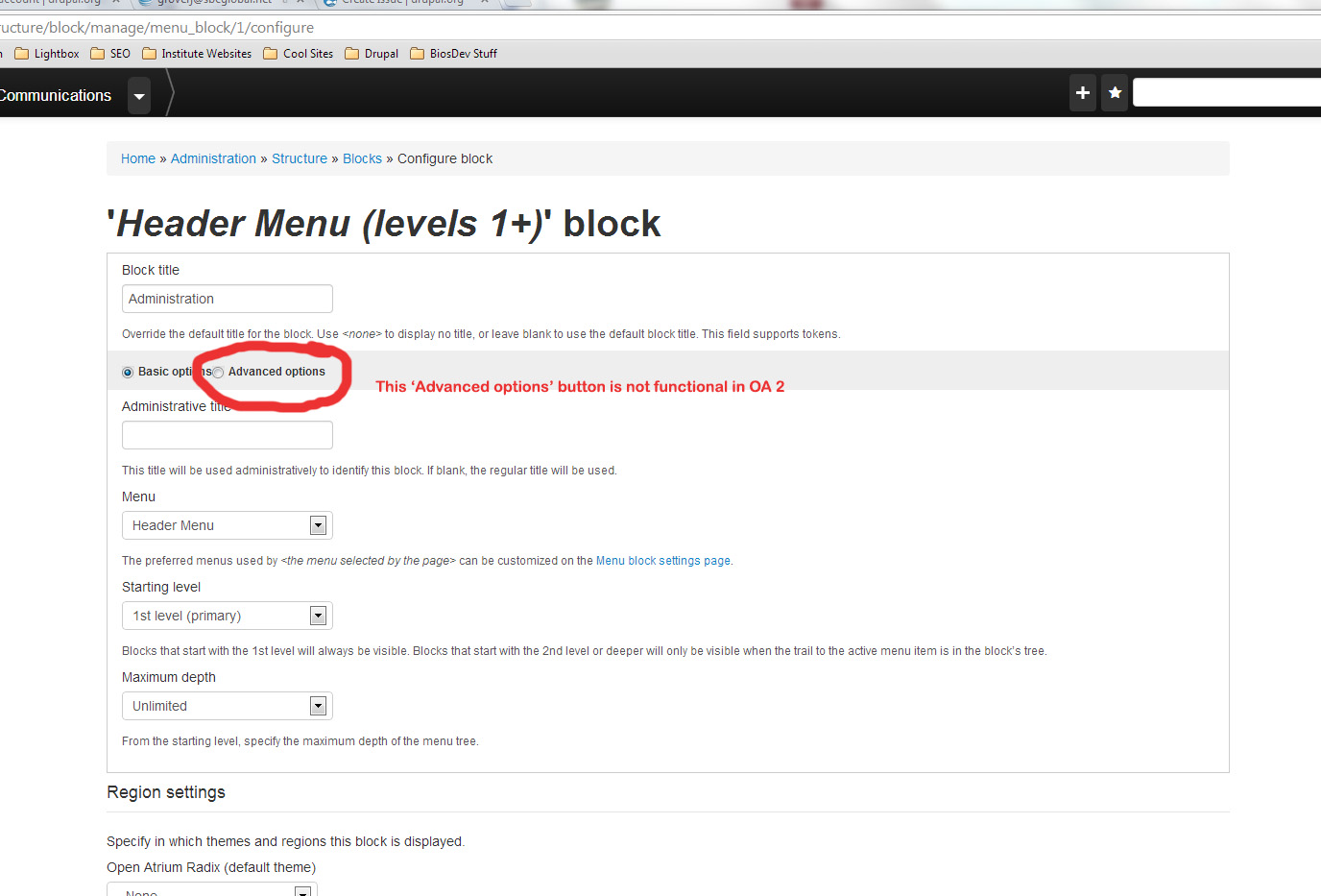 Open Atrium / Menu Block module [#2093209] | Drupal.org