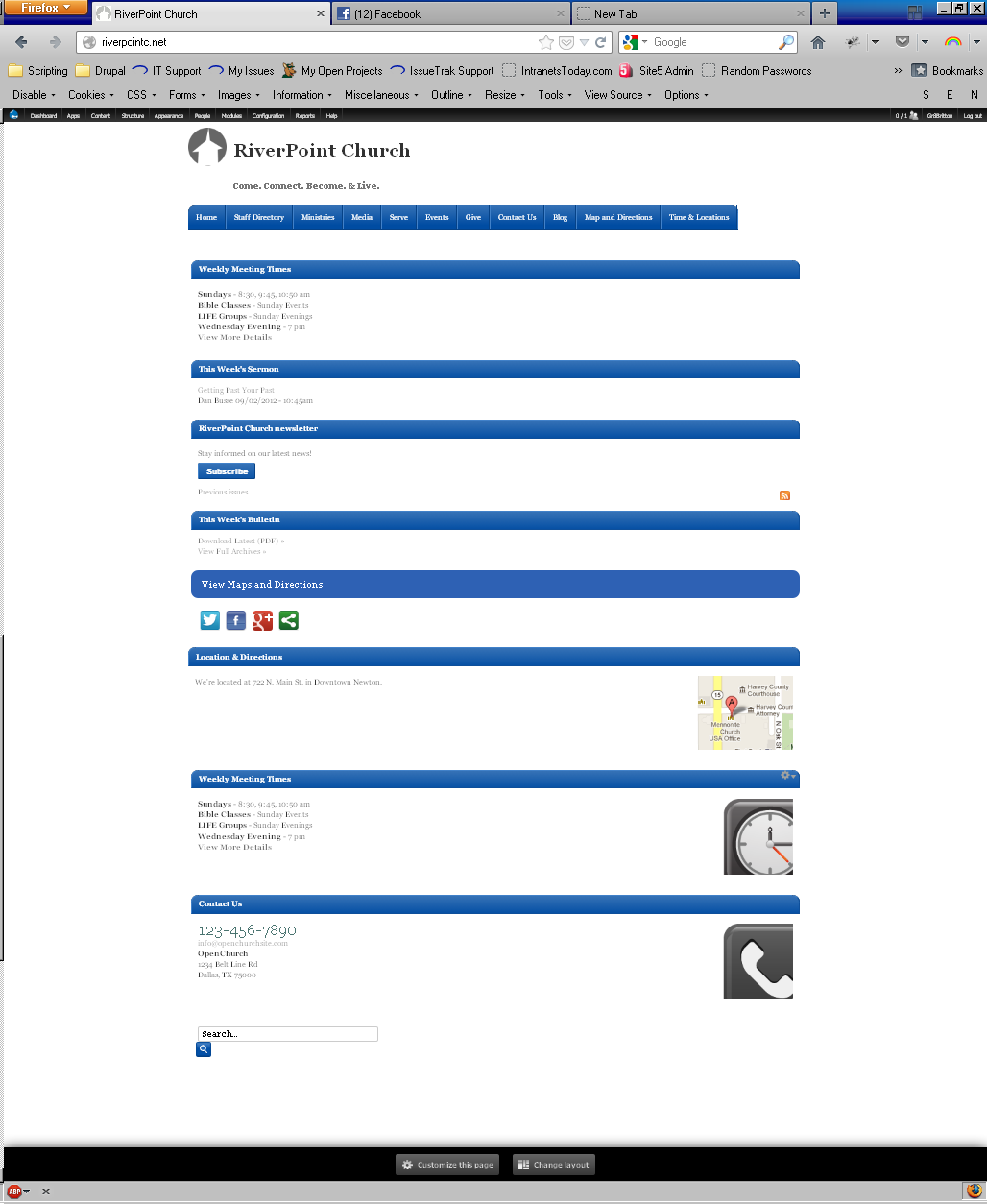 menu not visible [#1792926] | Drupal.org