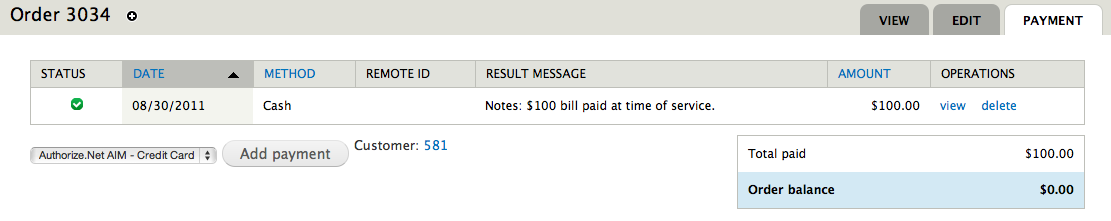 Drupal Commerce Order Balance field not displaying correct amount [#1413030] | Drupal.org