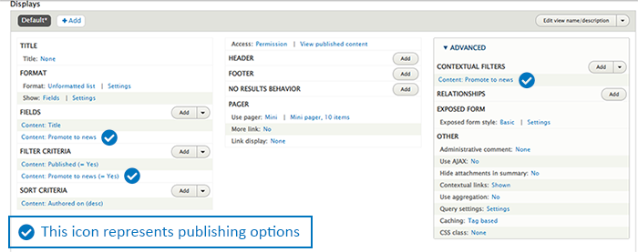 Publishing Options | Drupal.org