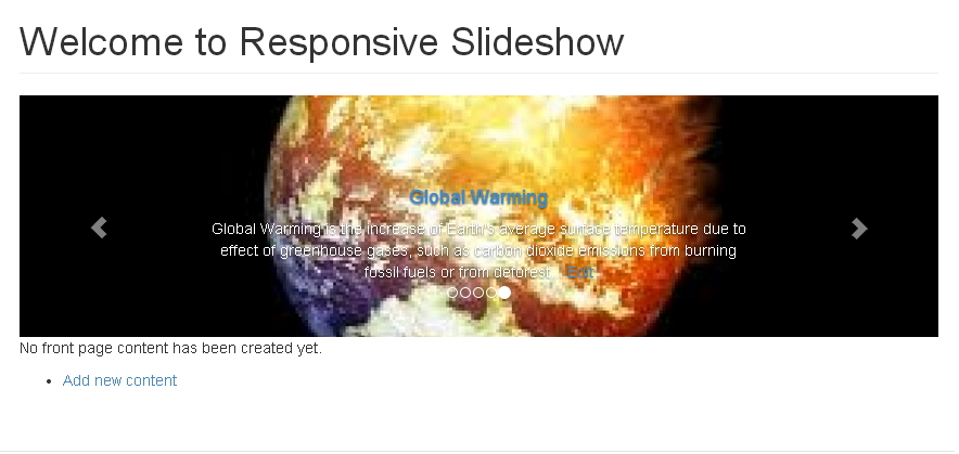Responsive Slideshow | Drupal.org
