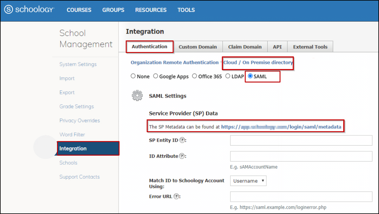 SSO setup with Schoology using Drupal IdP | SAML IDP 2.0 Single Sign On (SSO) - SAML Identity ...