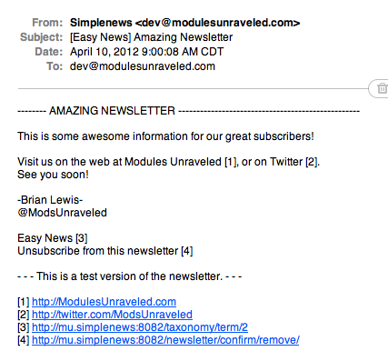 HTML emails always list links at bottom [#1525600] | Drupal.org